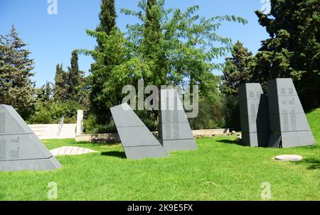 Memorial for the Jewish immigrants from Ethiopia on Mount Herzl ...
