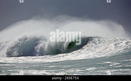 Pipe wave - Hawaii Stock Photo - Alamy