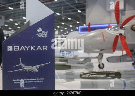 Istanbul, Turkey. 27th Oct, 2022. Haluk Bayraktar, head of Turkey's ...