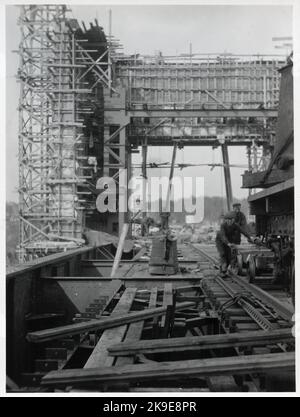 The Årstabron under building Stock Photo - Alamy