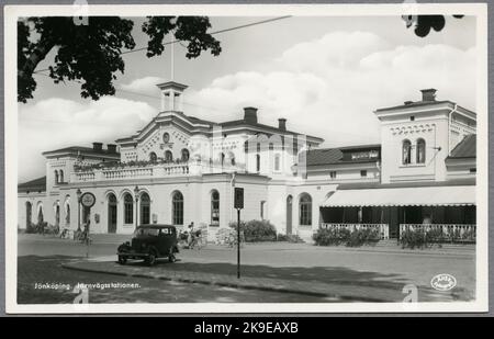 The railway station in Jönköping Stock Photo - Alamy
