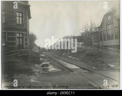 The southern entrance line to Varberg Stock Photo - Alamy