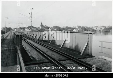 The new railway bridge over Ätran at Falkenberg Stock Photo - Alamy