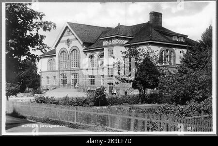 Alvesta railway station from the street side Stock Photo - Alamy