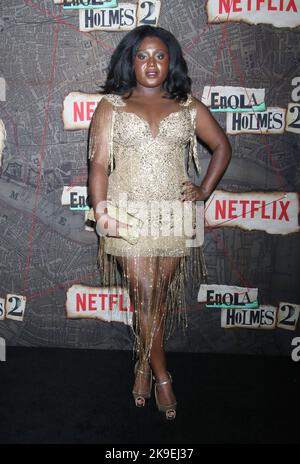 New York Premiere Of `Enola Holmes 2` at the Paris Theater. -PICTURED ...