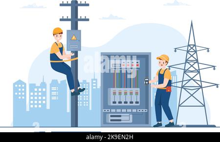 Lighting and Electricity Energy Maintenance Service Panel Cabinet of ...
