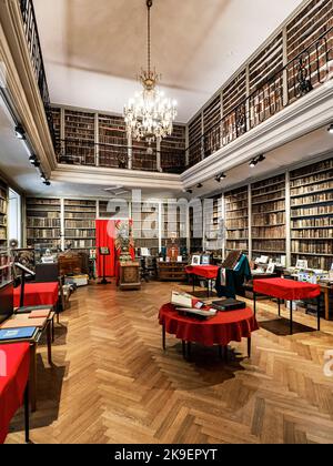 The ancient library of the seminary in Strasbourg. A collection of ...