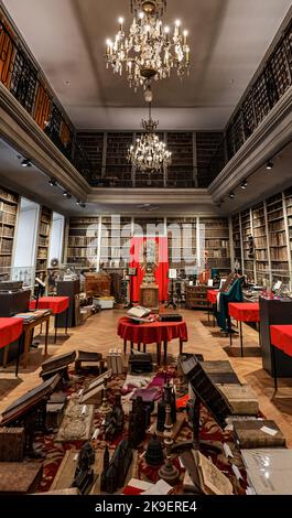 The ancient library of the seminary in Strasbourg. A collection of ...