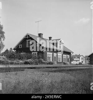 Hultanäs Railway Station Stock Photo - Alamy