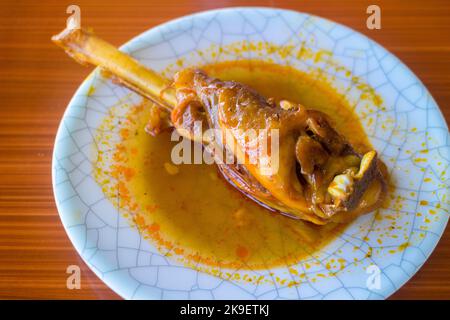 Local Filipino food at a native restaurant in Iloilo, Philippines Stock ...