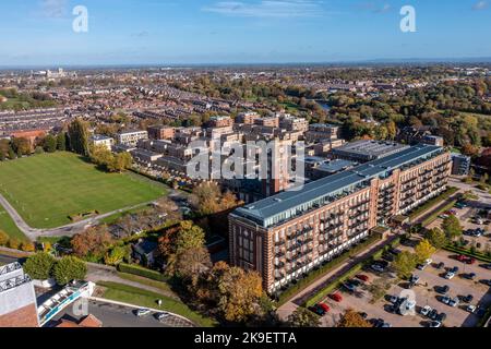 aerial view of Terry's chocolate factory in York turned into modern ...