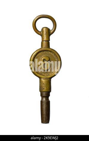 Antique Pocket Watch Key Stock Photo - Alamy