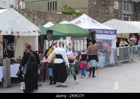 Conwy pirate festival Conwy Wales Stock Photo - Alamy