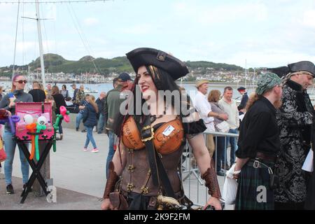 Conwy pirate festival Conwy Wales Stock Photo - Alamy