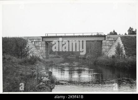 Bridge Over the Västerdal River. Vansbro - Persberg Stock Photo - Alamy