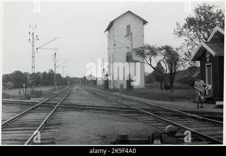 The intersection between Älvsborgsbanan and the western main line, at ...