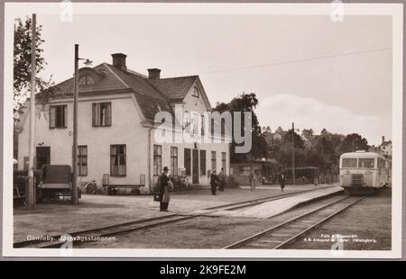 Gamleby Railway Station Stock Photo - Alamy