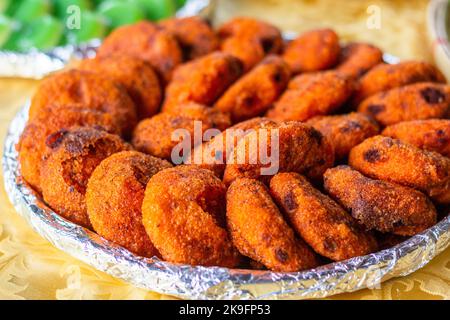 Buchi, local dessert made from rice flour and filled with sweet beans ...