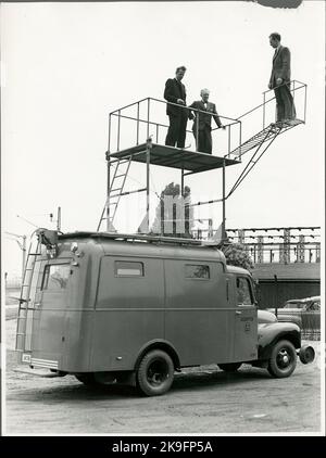 State Railways, SJ Ban Work Fordon 5295, Electric Revision Vehicle ...