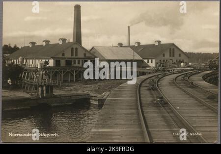 Sawmill in Norrsundet Stock Photo - Alamy