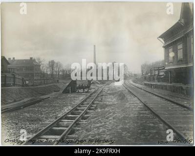 The southern entrance line to Varberg Stock Photo - Alamy