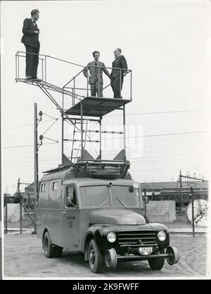 State Railways, SJ Ban Work Fordon 5295, Electric Revision Vehicle ...