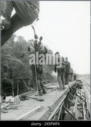 Assembly of contact line Stock Photo - Alamy