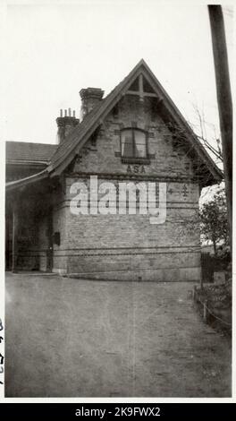 Åsa station house Stock Photo - Alamy