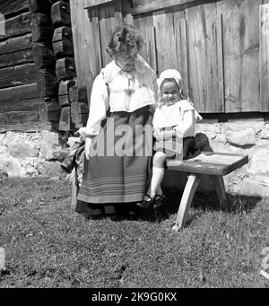 SNLC, Sunlit Nights Land Cruises, travelers at Fryksåsen Stock Photo ...