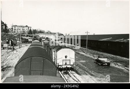 Stockholm Norra station for electrification Stock Photo - Alamy