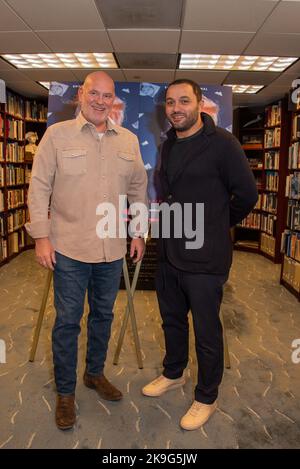 Director Karim Amer, Steve Schmidt, The Lincoln Project co-founder, and ...