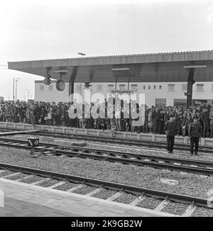 Inauguration of the "Bird Road Line" between Rodbyhavn, Lolland ...