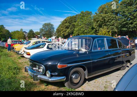 Tatra 603, produced from 1956 - 1975, V8 engine, rear view Stock Photo ...