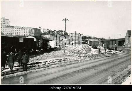 Stockholm Norra station for electrification Stock Photo - Alamy