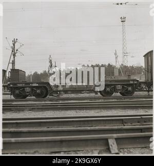 Freight wagon for special transport State Railways, SJ Q 100028 Stock ...