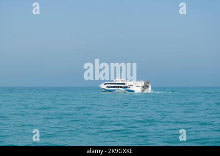 Shannah Masirah vessel, ferry boat, going from Masirah Island to ...