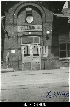 Lerum station house Stock Photo - Alamy