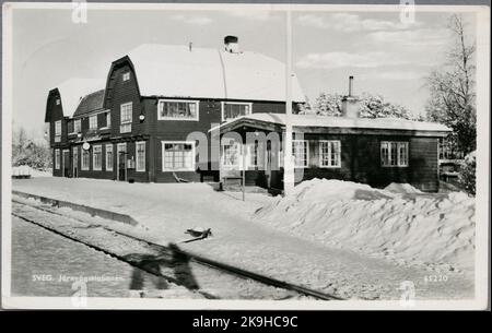 Sveg railway station Stock Photo - Alamy