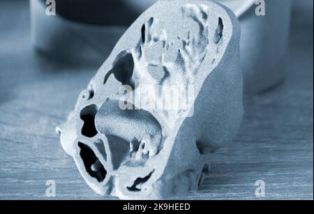 Prototype model cross section of human heart printed with powder 3D ...