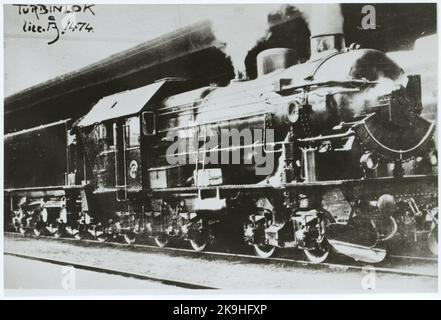 The State Railways, SJ on 1474. Ljungström's turbine locomotive by ...