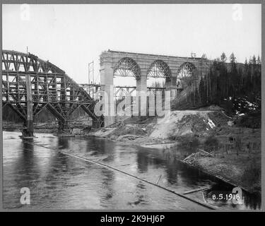 Bridge construction of the Öre River Bridge Stock Photo - Alamy