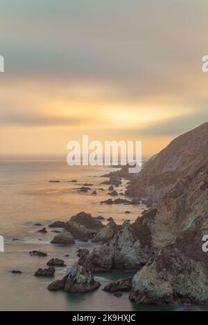 The Long Shoreline at Point Reyes National Seashore, California Stock ...