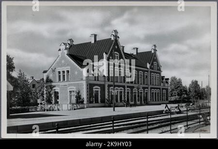 Vansbro Railway Station Stock Photo - Alamy