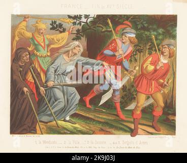 15th Century Witch Stock Photo - Alamy