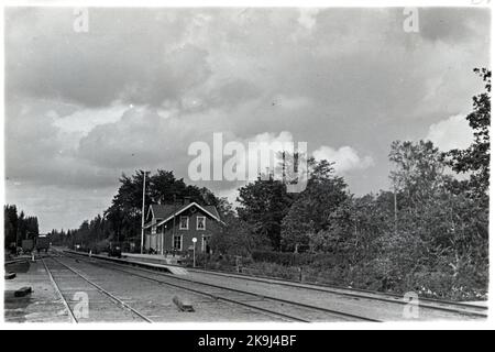 Lerbäck station area Stock Photo - Alamy