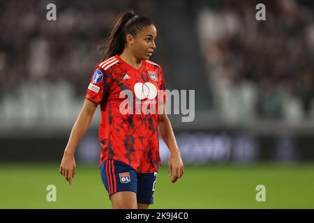 Turin, Italy, 27th October 2022. Lindsey Horan of Lyon during the UEFA ...