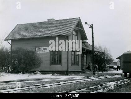 State Railways, Ottenby Station Stock Photo - Alamy
