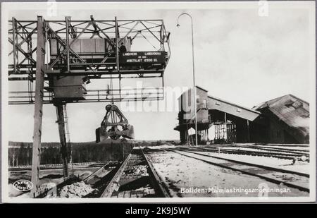 Ore loading device in Boliden Stock Photo - Alamy