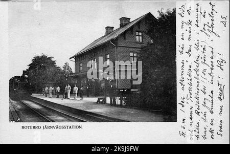 Rotebro Railway Station Stock Photo - Alamy