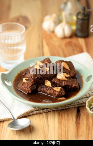 Semur Daging or Sweet Beef Stew for Lebaran Ied Al Fitr Menu Stock ...